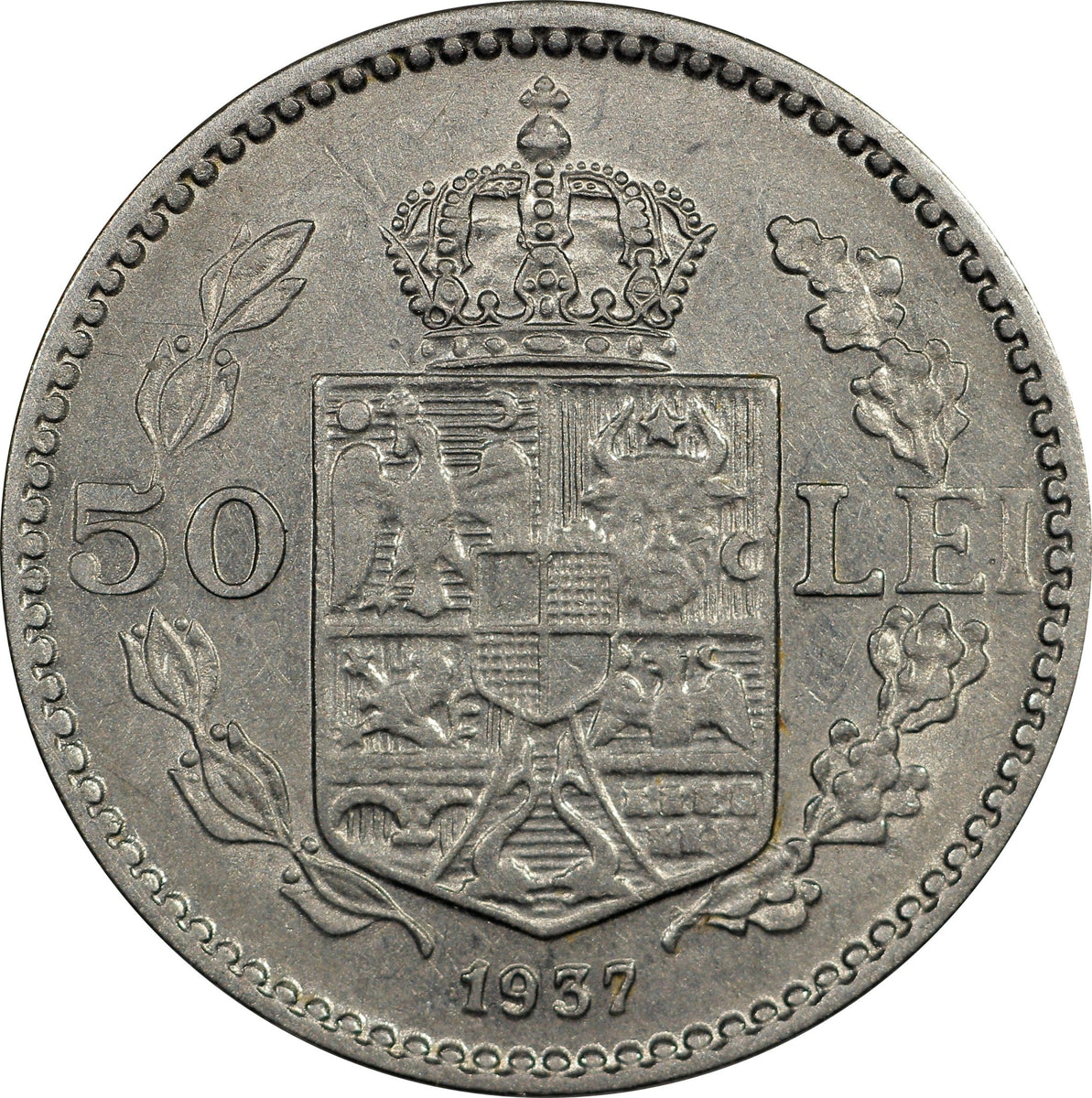 Romania 50 Lei 1937, KM#55 – ArabellaBanknotes.com
